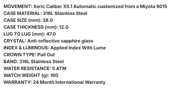 Xeric Timeline Double Retrograde | Relojes Especiales, EL foro de relojes