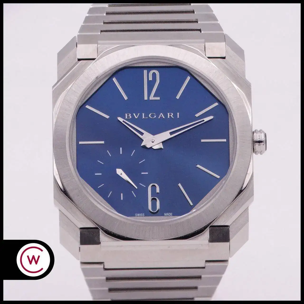 BVLGARI Octo Finissimo Azul BGO 40 S XT Garantía FULL SET | Relojes ...