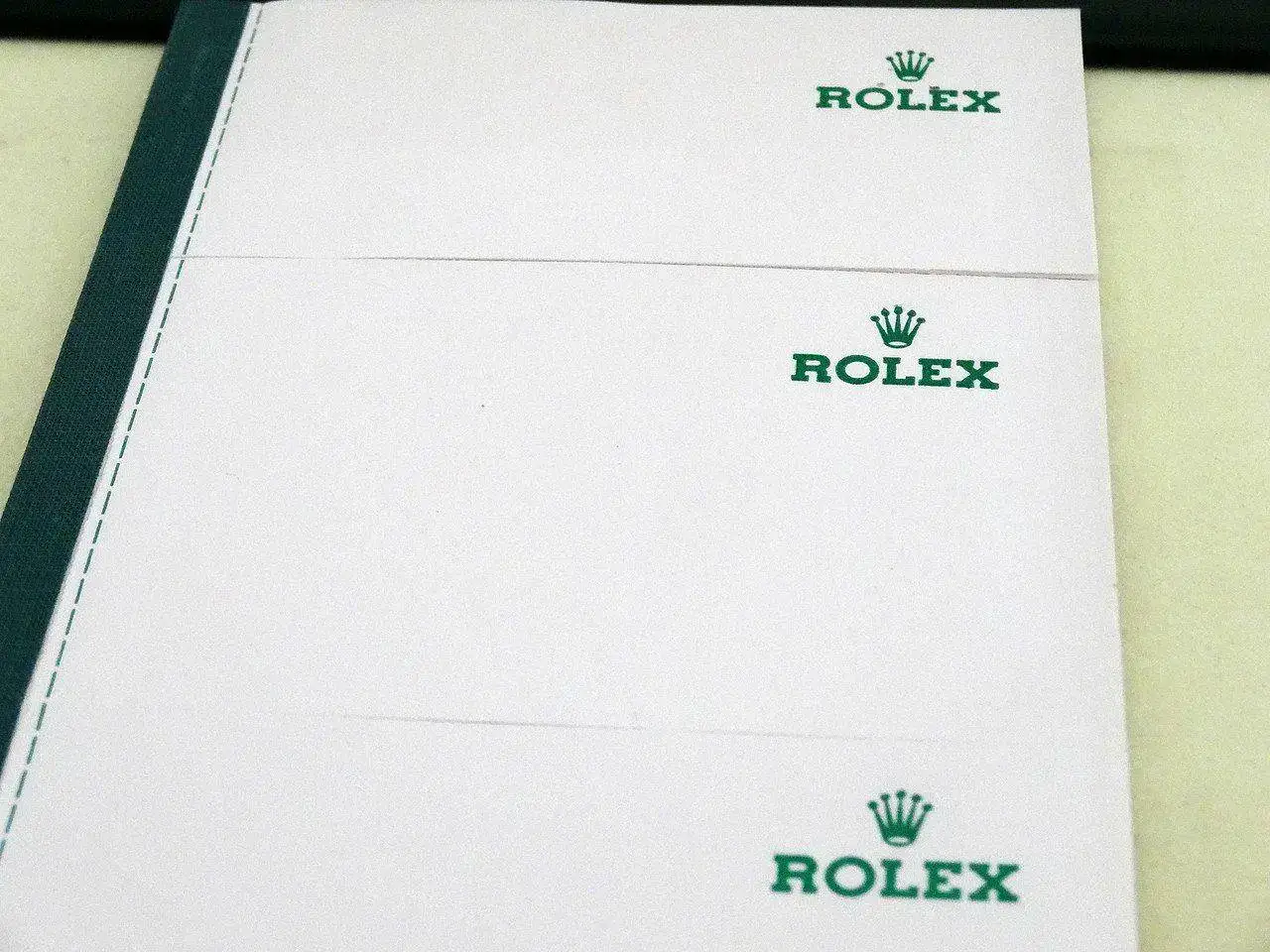 Block de notas Rolex y Block triple nota Rolex | Relojes Especiales, EL ...