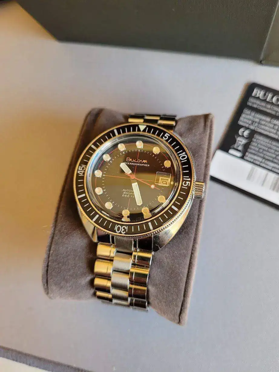 Bulova Oceanographer 41mm negro con armis modelo 96B344... | Relojes ...