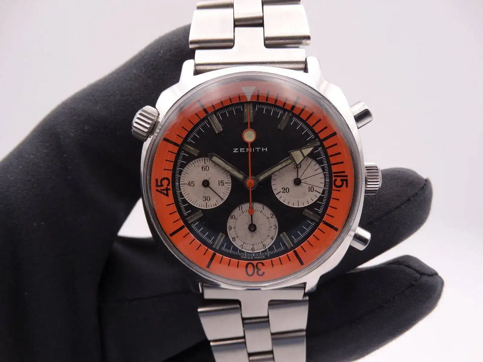 ZENITH Super Sub Sea Chronograph A3736 Revisado | Relojes Especiales ...
