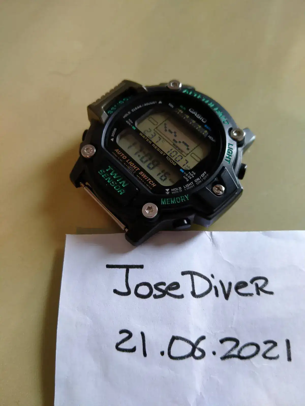 Casio Altibaro NOS PRT-30 Twin Sensor - Pro Trek | Relojes Especiales ...