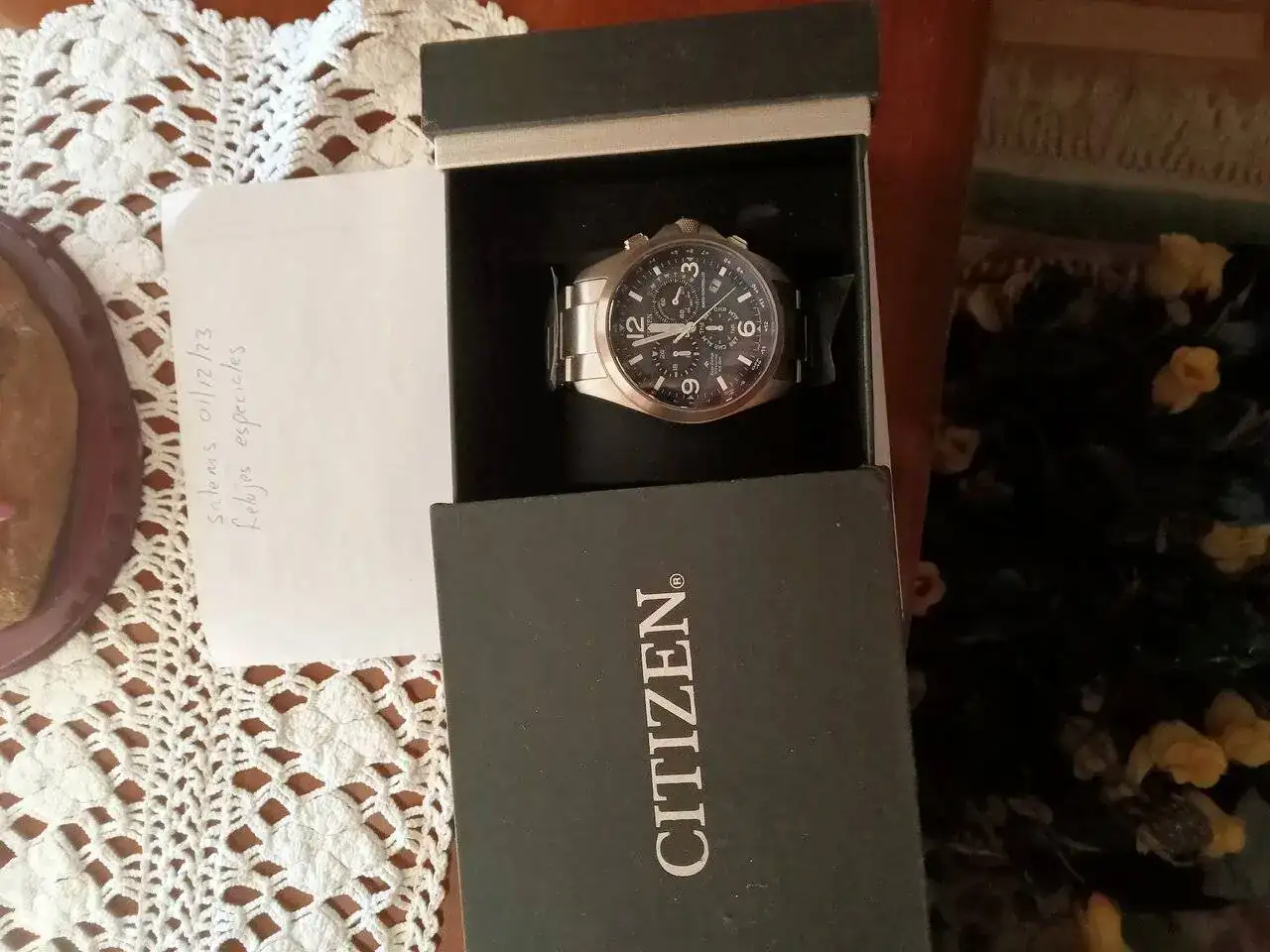 Reloj Citizen Radio Controlled Crono Field Pilot, Azul CB5930-82L Super ...