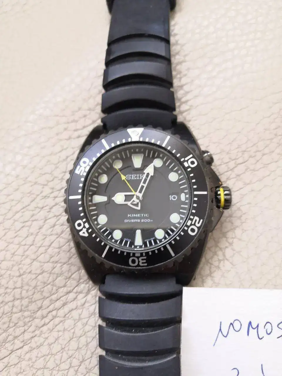Seiko Kinetic diver. PVD negro. | Relojes Especiales, EL foro de relojes