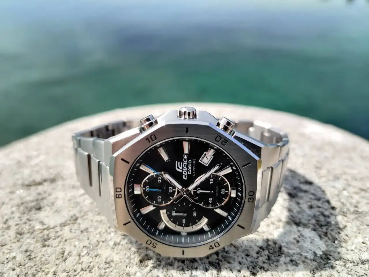 Casio Edifice de estilo Oak, 3 agujas finito y (ahora) colorido (sí ...