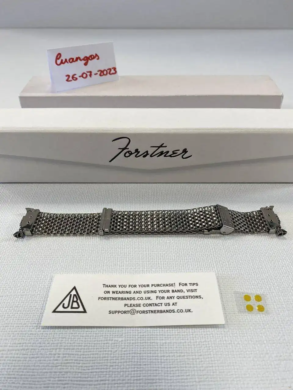 Forstner Komfit "JB Champion" - Omega Speedmaster - Extremos curvos ...