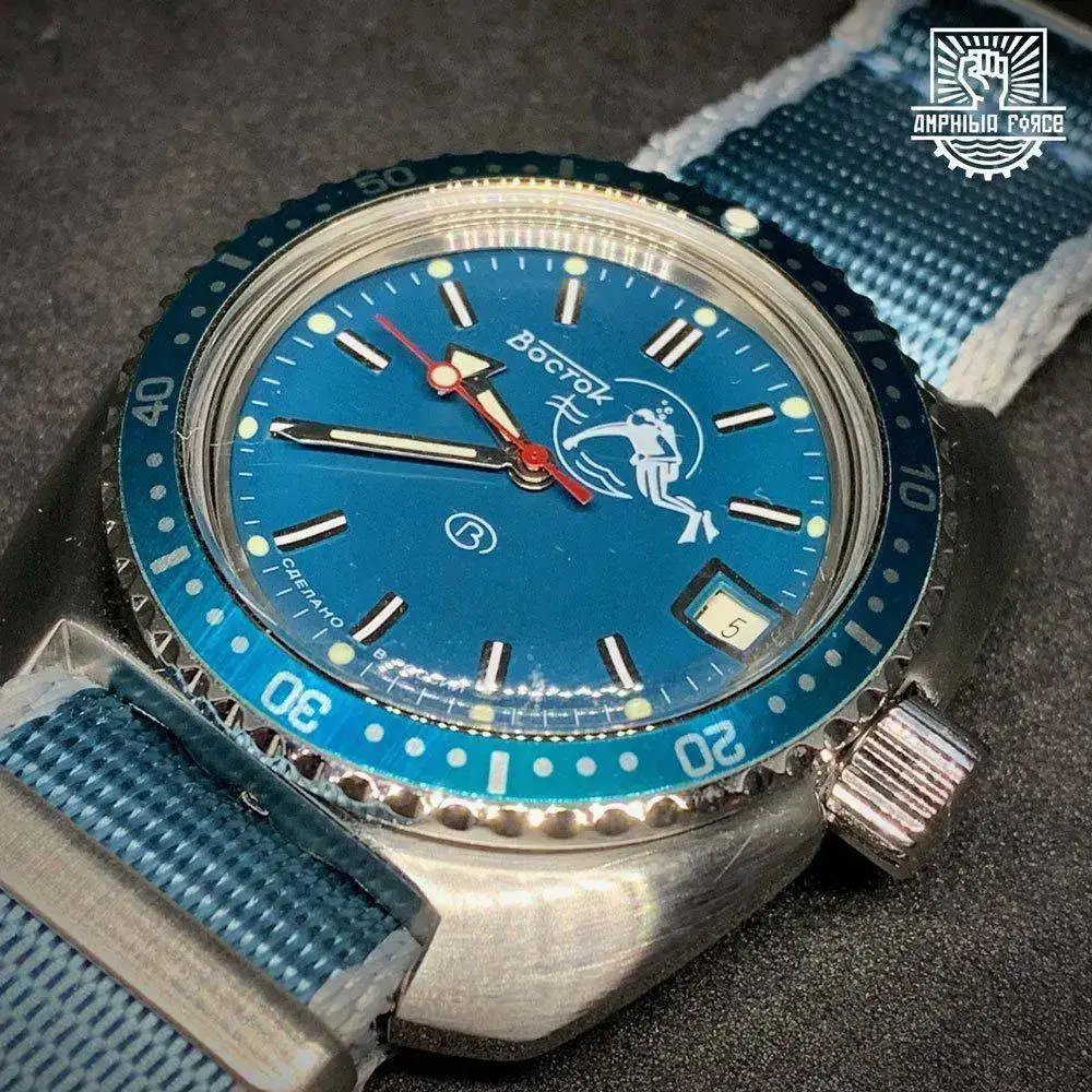 Vostok Amphibia Force 710 Blue Scuba Dude | Relojes Especiales, EL foro ...