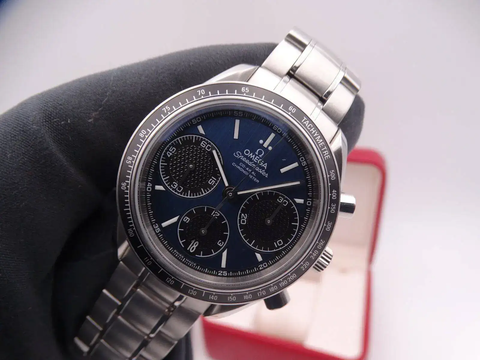 OMEGA Speedmaster Racing Co-Axial Chronograph Azul FULL SET | Relojes ...