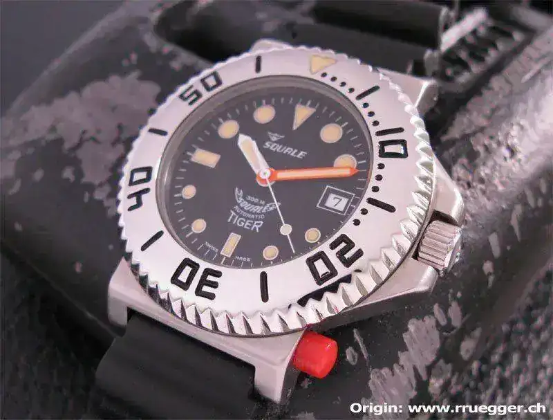 Squale TIGER 300M dial negro *NOS*[2007] | Relojes Especiales, EL foro ...
