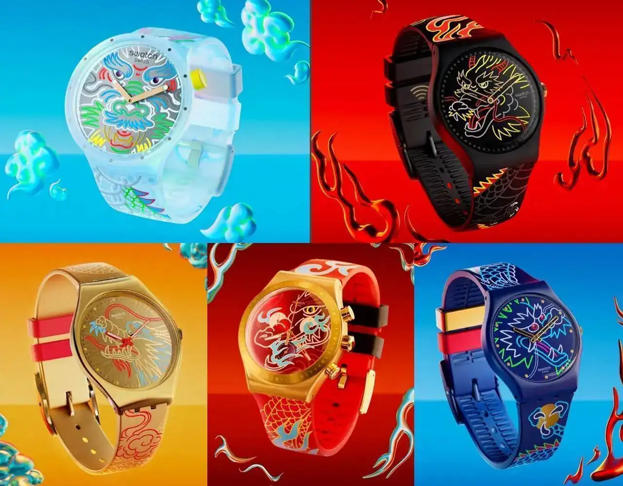 Año nuevo... chino. El año del Dragón, con Swatch | Relojes Especiales ...